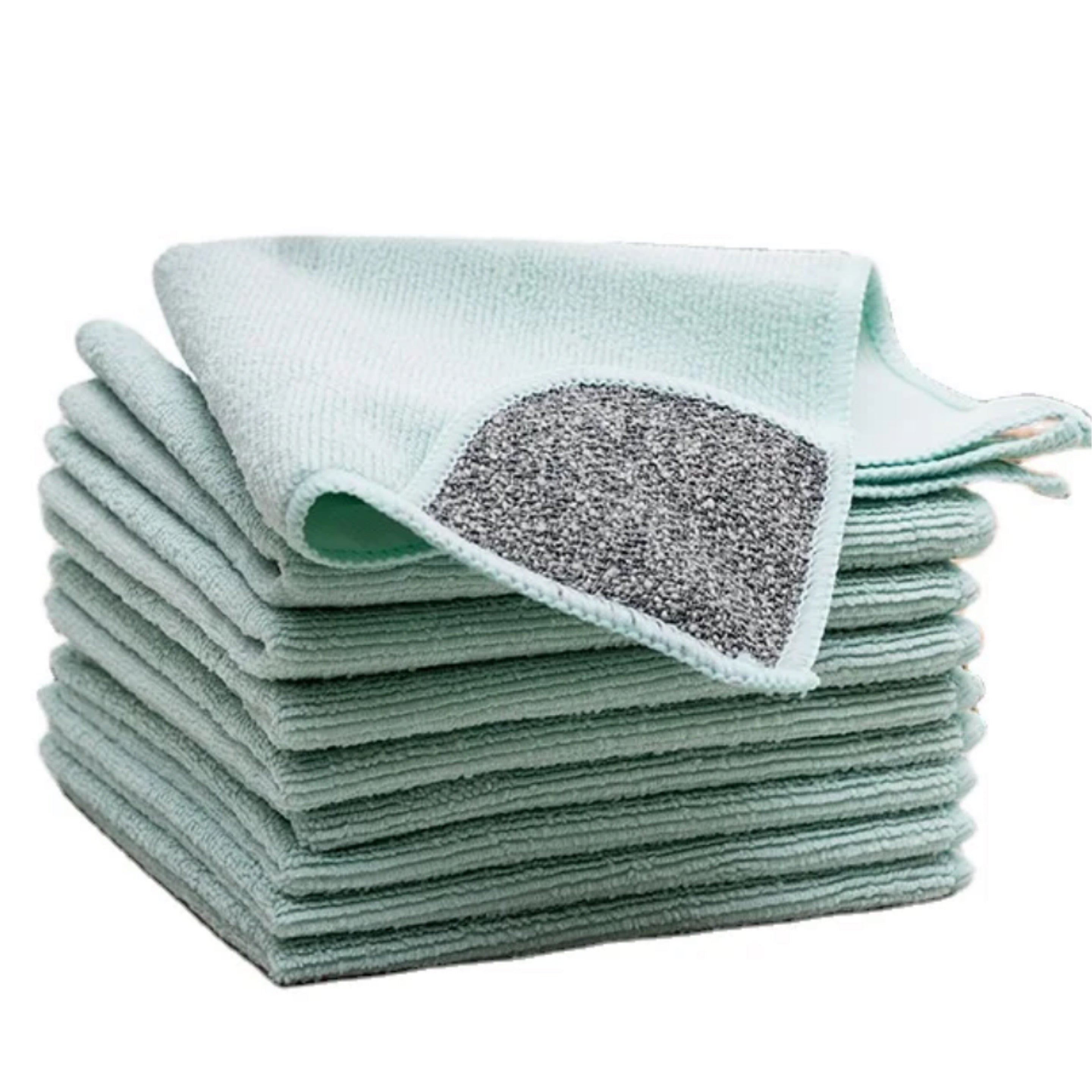 Multifunctional Lint-Free Cloth With Scrubber– iKlean Supplies